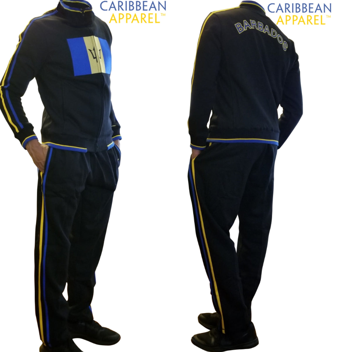 Barbados Sweatsuit (Flag Jacket and Pants) – CARIBBEAN APPAREL™