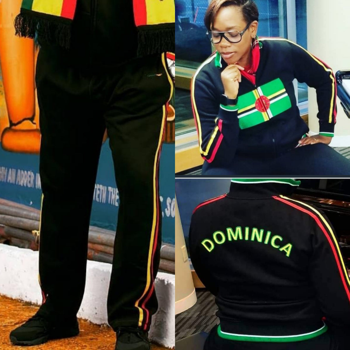 Dominica Sweatsuit (Flag Jacket and Pants) – CARIBBEAN APPAREL™