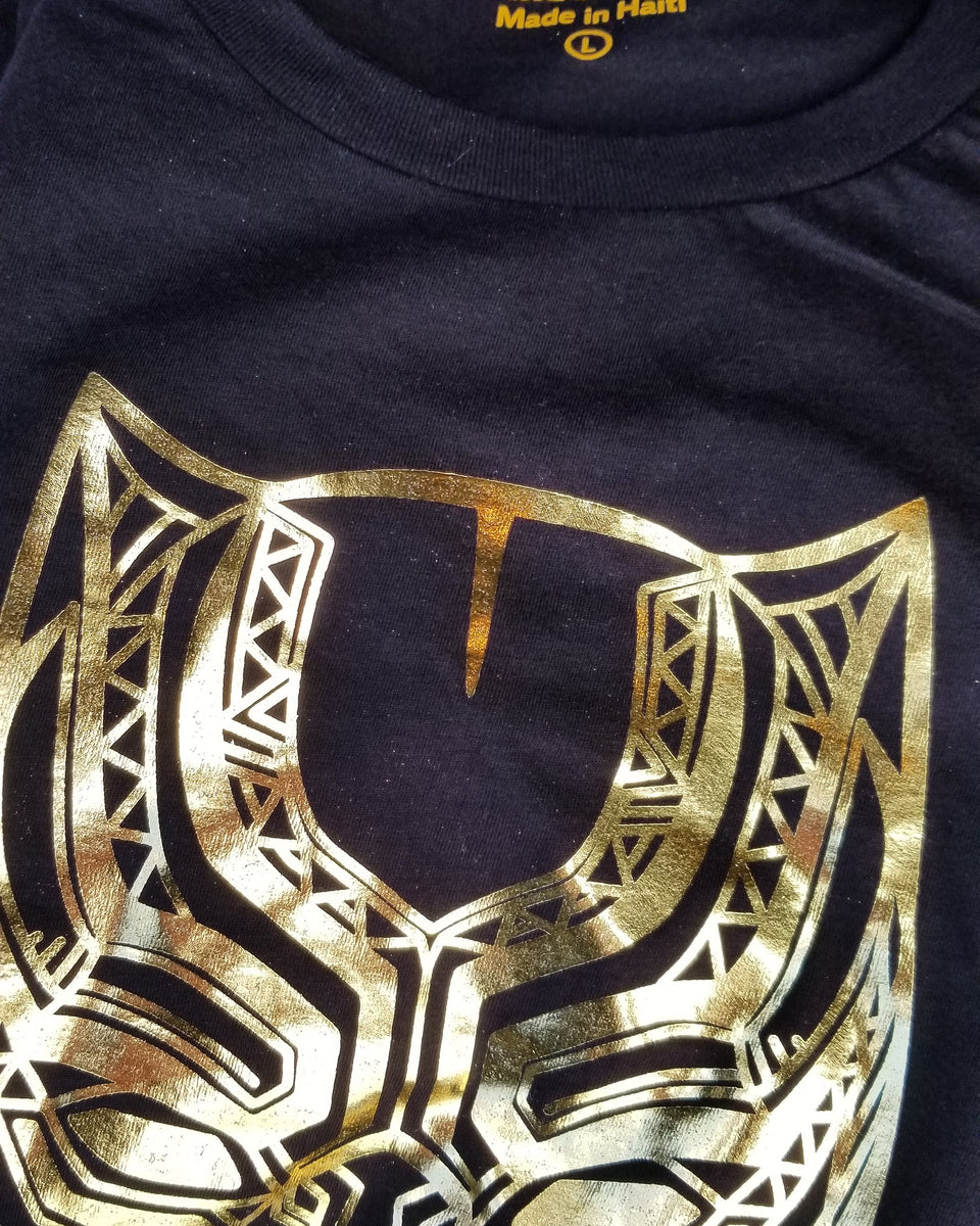 WAKANDA MASK GOLD FOIL – CARIBBEAN APPAREL™